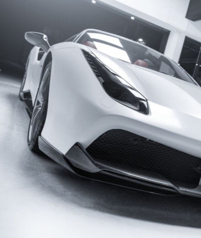 Ferrari 488 GTB & Spider Aftermarket Parts Future Design Front Corner ...